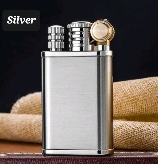 CHIEF Metal Wheel Windproof Kerosene Lighter W/ 10000 Ignition ...