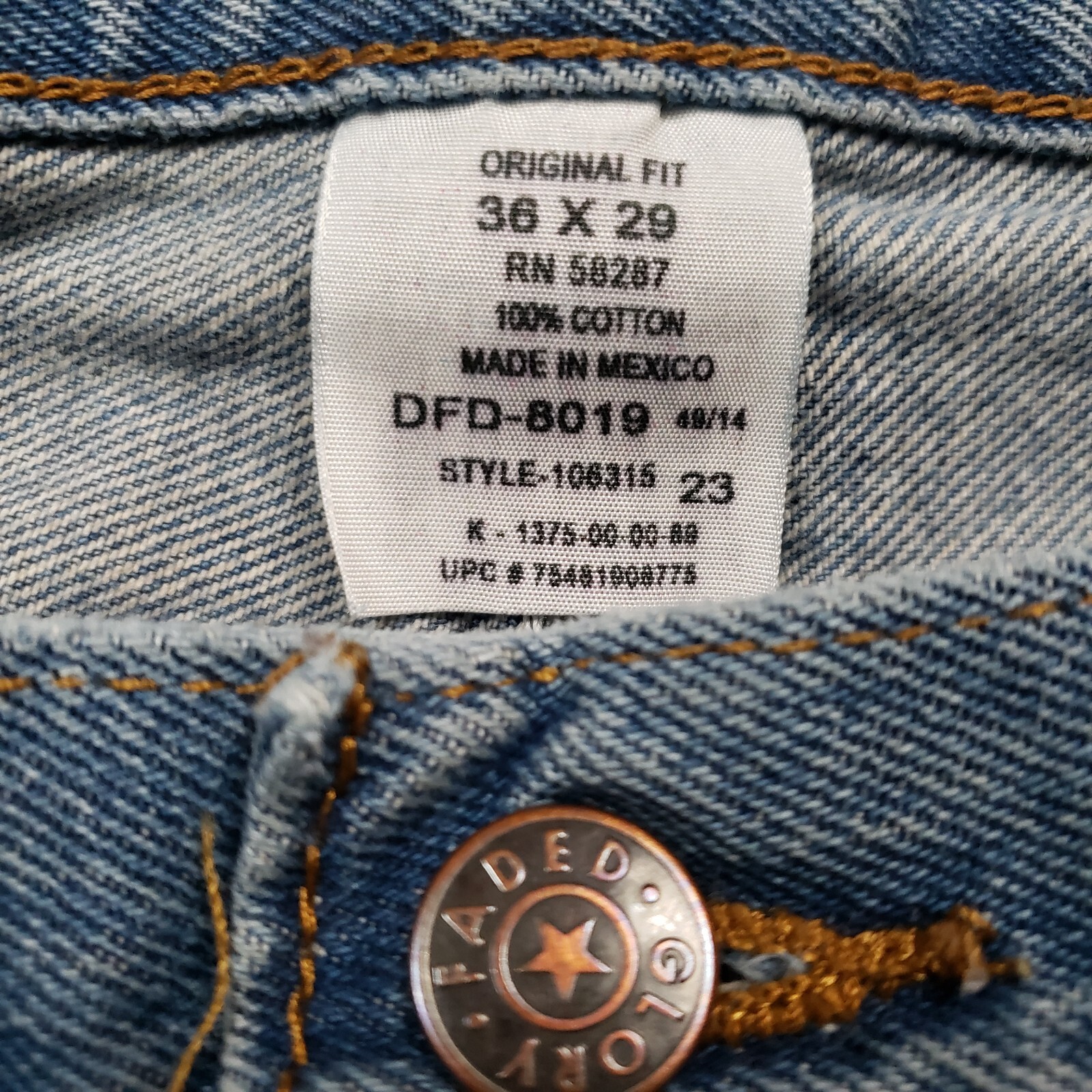 Vintage Y2k Baggy Light Wash Jeans 36x27 Blue Straight Skater Loose Tag ...