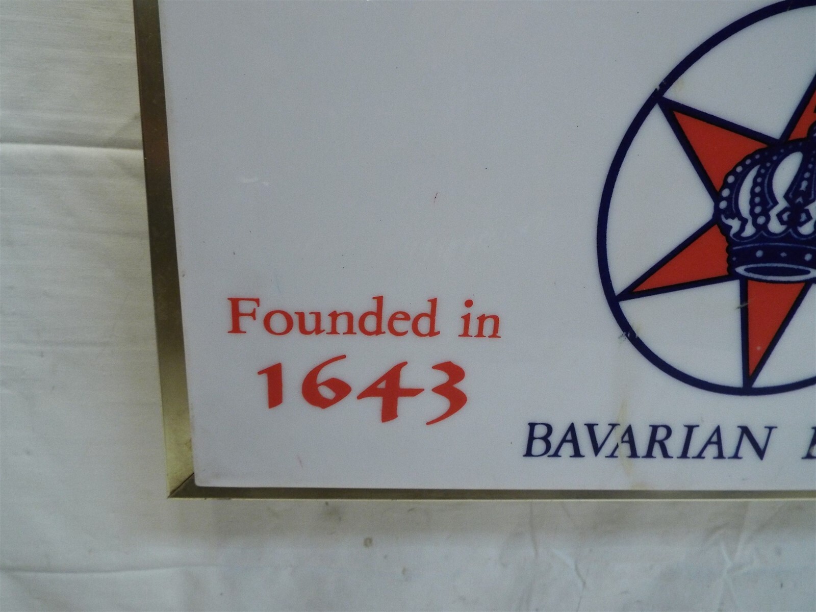 Vintage Illuminated Wurzburger Hofbrau Beer Advertising Lighted Bar ...