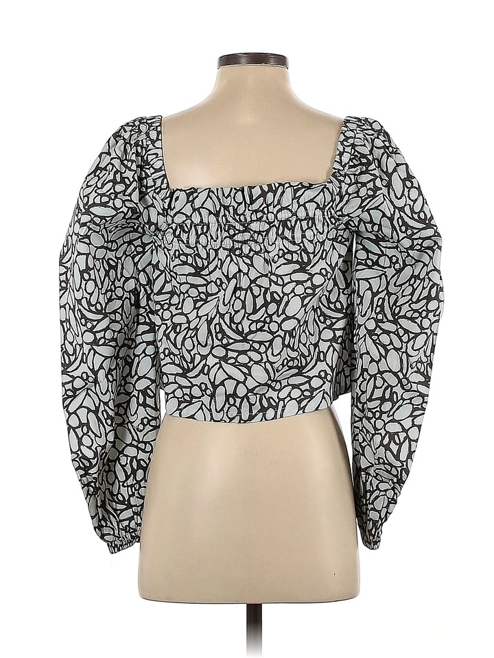 Open Edit Women Black Long Sleeve Blouse XS | eBay