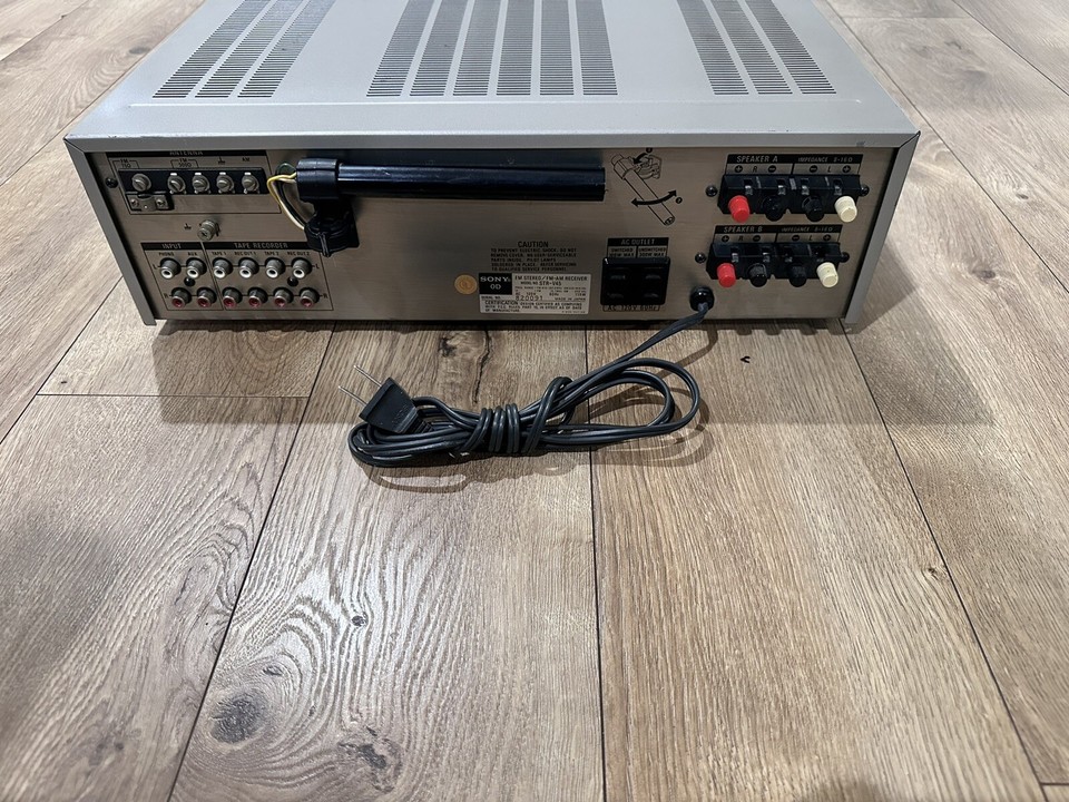Vintage Sony STR-V45 Stereo Receiver Amplifier Great looks - Works ...