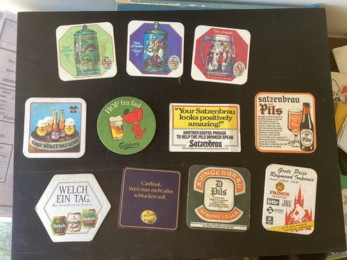 11 different European Breweries overseas issue BEER Coasters J | eBay