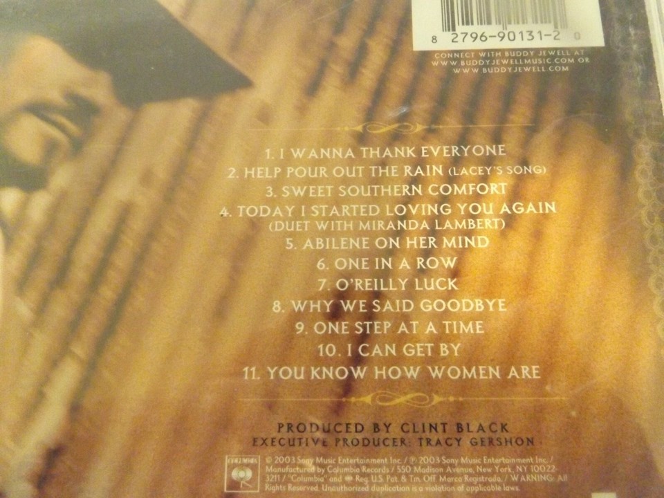 CD Buddy Jewell 11 Songs Contemporary Country 2003 Sony Music ...