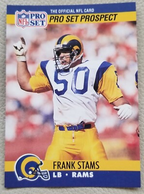 Frank Stams LA Rams Linebacker 1990 Pro Set Prospect | eBay
