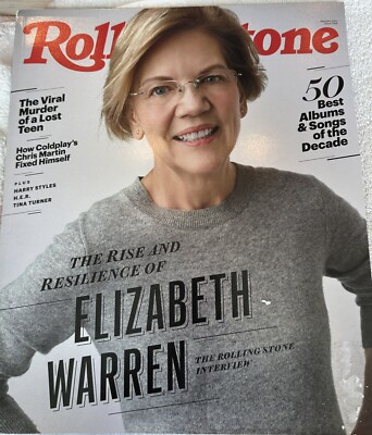 ROLLING STONE MAG: Elizabeth Warren on the cover ;BN Sealed In Plastic ...
