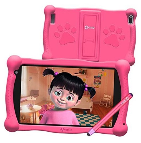 Kids Tablet V10, 7-inch HD, Ages 3-7, Toddler Tablet with Camera, Pink ...