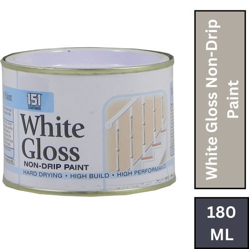 151 Coatings White Gloss Non-Drip Paint Tin 180ML | eBay UK