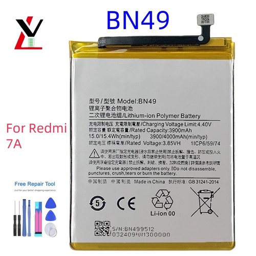 New BN49 Battery Replacement For Xiaomi Redmi 7A 3900 mAh Tools | eBay