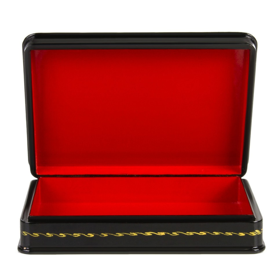 North Russian Lacquer Box Fedoskino Keepsake Trinket Jewelry Box 4x6 | eBay