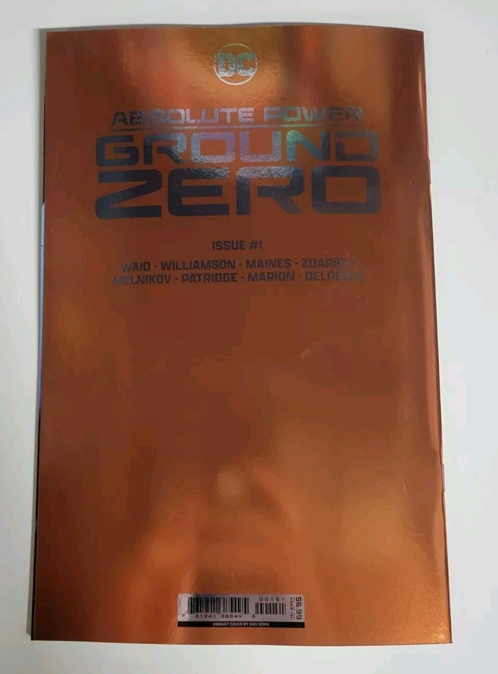 ABSOLUTE POWER GROUND ZERO #1 08/2024 NM-/VF+ (ONE SHOT) CVR E FOIL DC COMICS | eBay