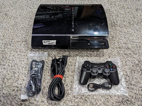 PlayStation 3 PS3 Backward Compatible 60 GB Model CECHA01 Plays PS1 ...