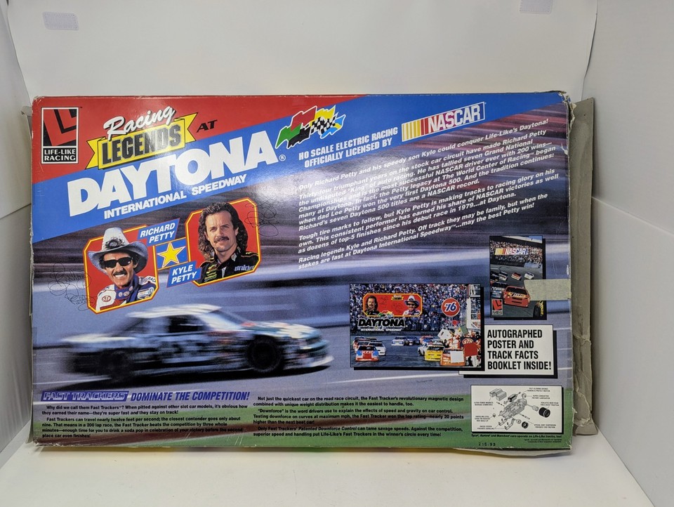 LIFE-LIKE RACING TYCO RACING LEGENDS DAYTONA RICHARD KYLE PETTY HO SLOT ...
