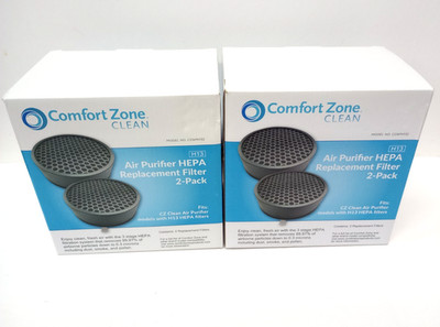 Comfort Zone Clean Air Purifier H13 HEPA Filter CZAPH132 Charcoal 4 ...