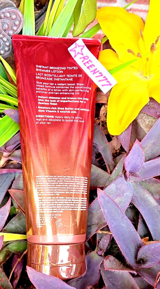 BRONZE Victoria's Secret BRONZER Instant Shimmer Tan BOOSTER LOTION 8 ...