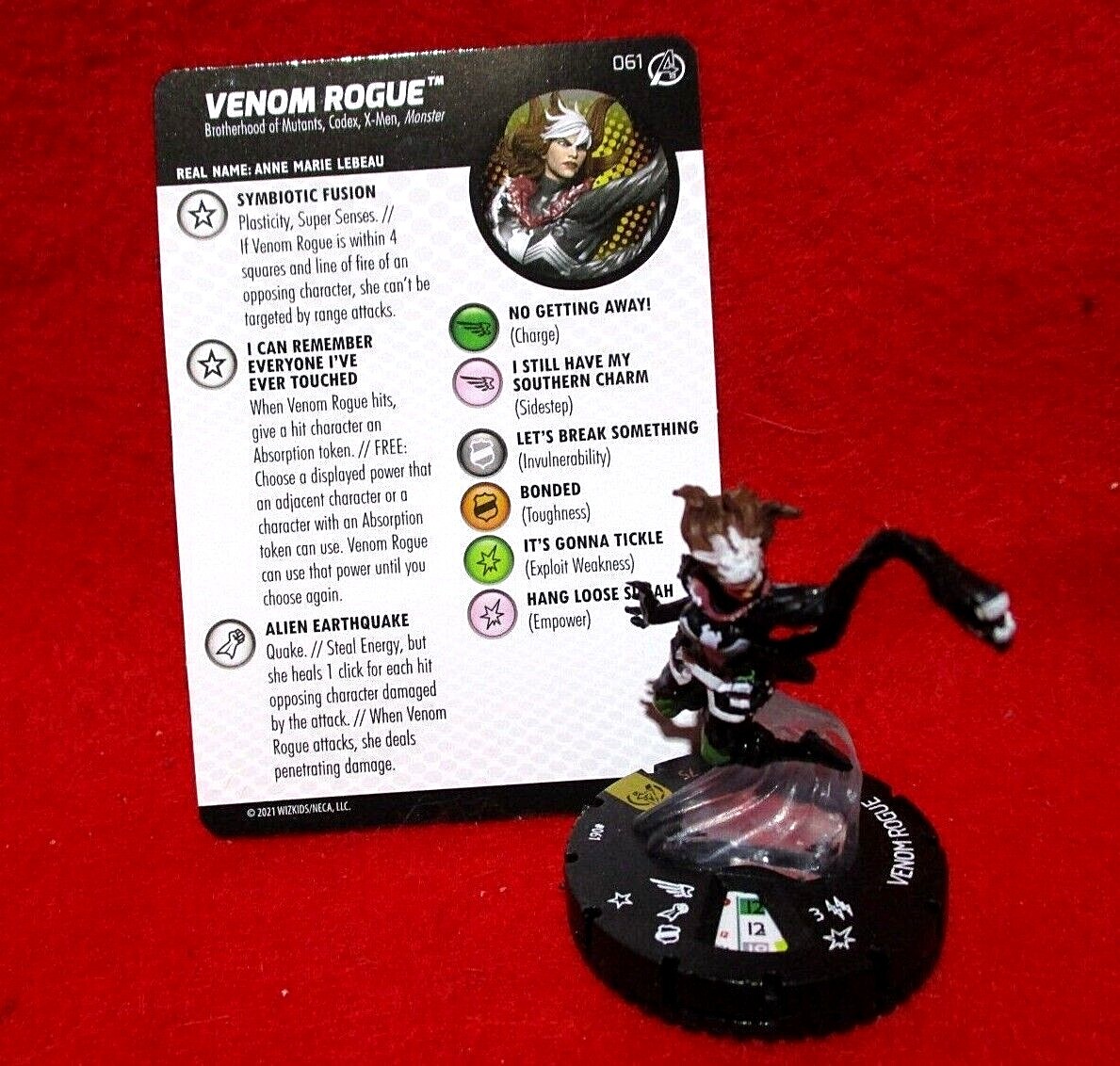 Heroclix Super Rare Venom Rogue #061 Avengers Fantastic Four Empyre | eBay