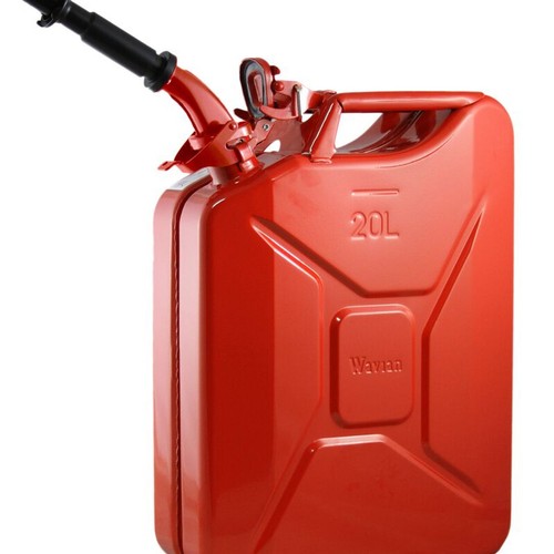 Wavian 3009 USA Leak-Proof Steel Jerry Gas Can Spout 20 Liter w/ Nozzle ...