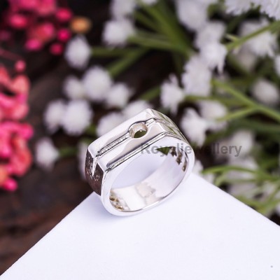 4mm Round Cut Gemstone Setting Ring 925 Sterling Silver,Wedding Setting ...