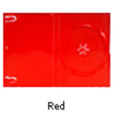 50 NEW 14MM STANDARD DVD CASES, SOLID RED, RARE - BL72 | eBay