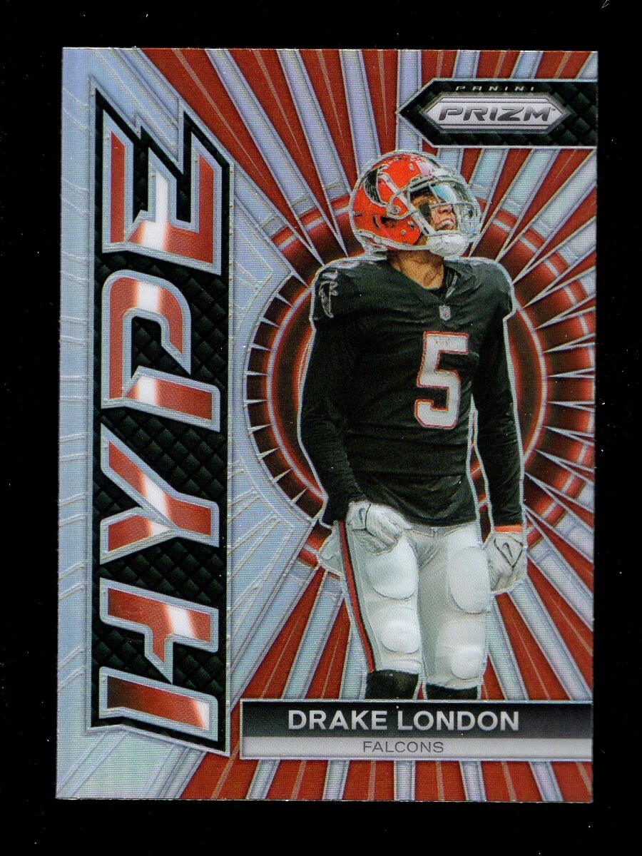 2023 PRIZM HYPE SILVER H10 DRAKE LONDON ATLANTA FALCONS | eBay