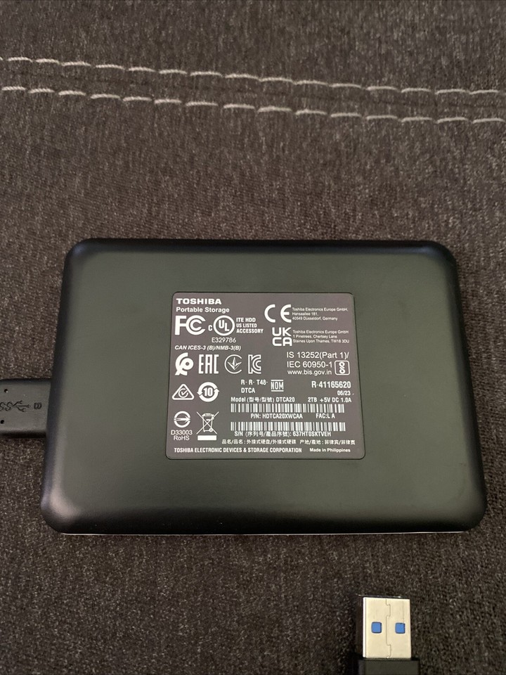 Toshiba 2tb Canvio Advance Plus Portable External Hard Drive | eBay