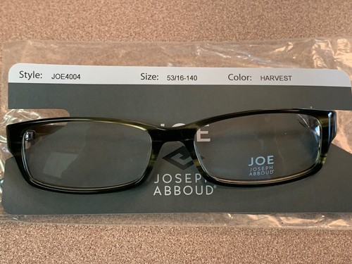 Brand New JOE Optical by JOSEPH ABBOUD JOE4004 Harvest 53/16-140 Mens ...