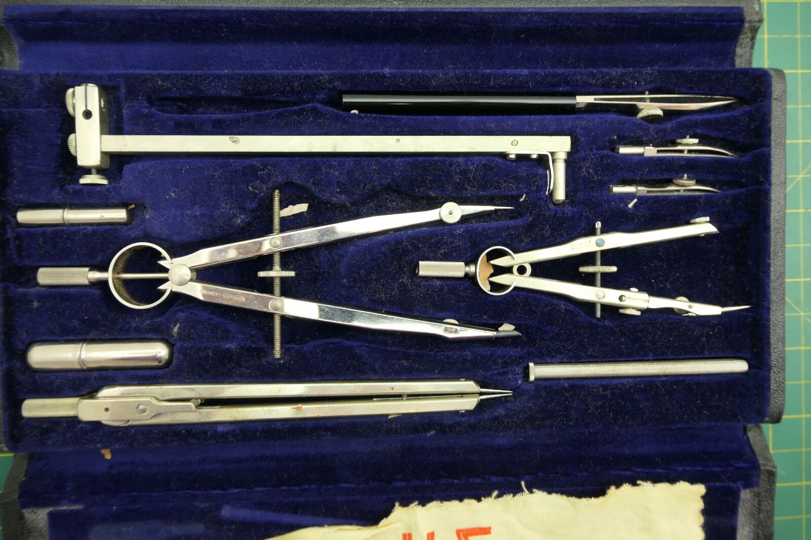Antique Keuffel & Esser Co. Compass Set/Protractor Kit w/ Case | eBay