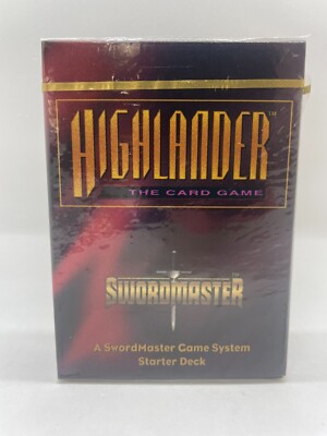 Highlander The Card Game Swordmaster Game System LE Starter Deck Sealed ...