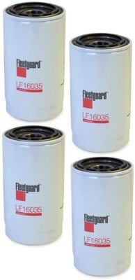 LF16035 Fleetguard Oil Filters; Fits 89-18 Cummins 5.9L 6.7L (Pack of 4 ...