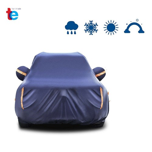 17FT SUV Full Car Cover Waterproof Snow Rain Resistant All Weather ...