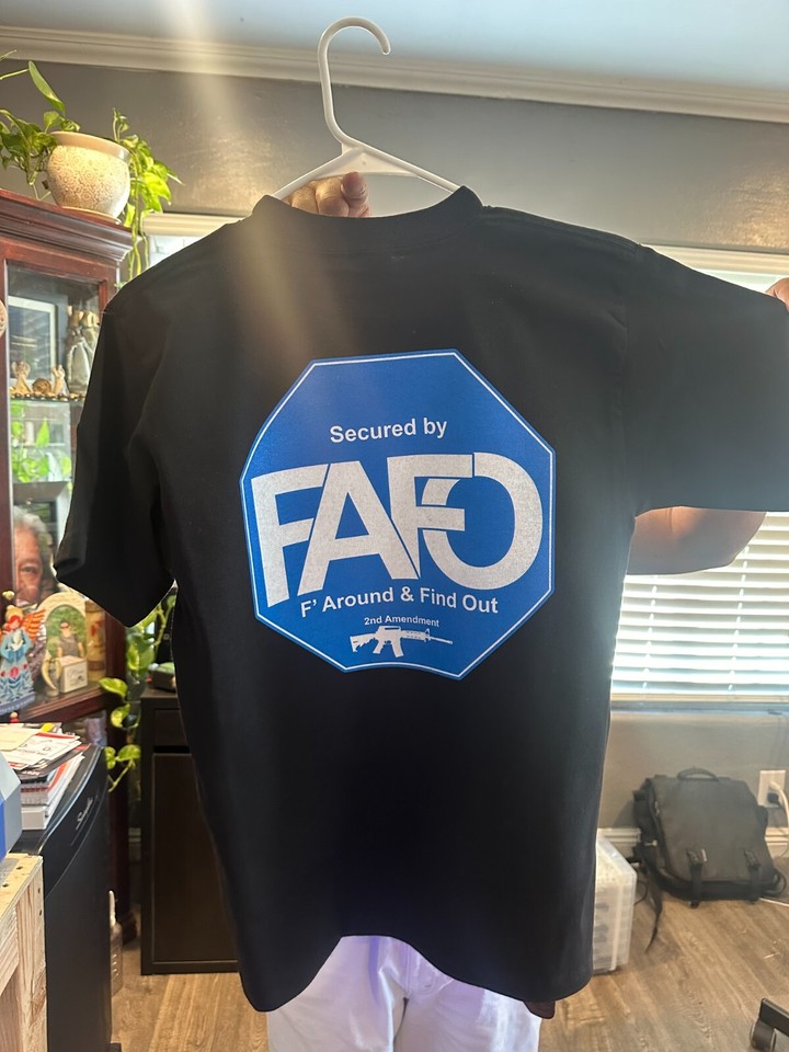 FAFO 2A T-shirt black cobra svt Ram ADT | eBay