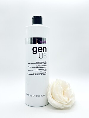 Genus Hair Silver Shampoo For Blonde, Decolored, Great And White Hair ...