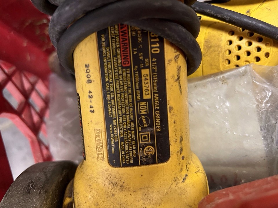 Dewalt 8.5A Corded 1/2" Variable Speed Reversible Hammer Drill DW511 ...