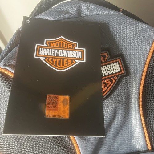 Harley Davidson Bar & Shield Logo Backpack Black Silver Padded Back ...