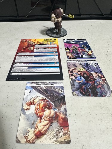 Marvel Crisis Protocol Juggernaut Painted With Character And Tactic Cards | eBay