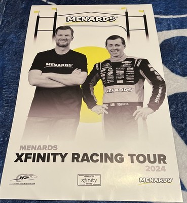 Menards Xfinity Racing Tour 2024 Jr Motorsports Poster 14x22 | eBay