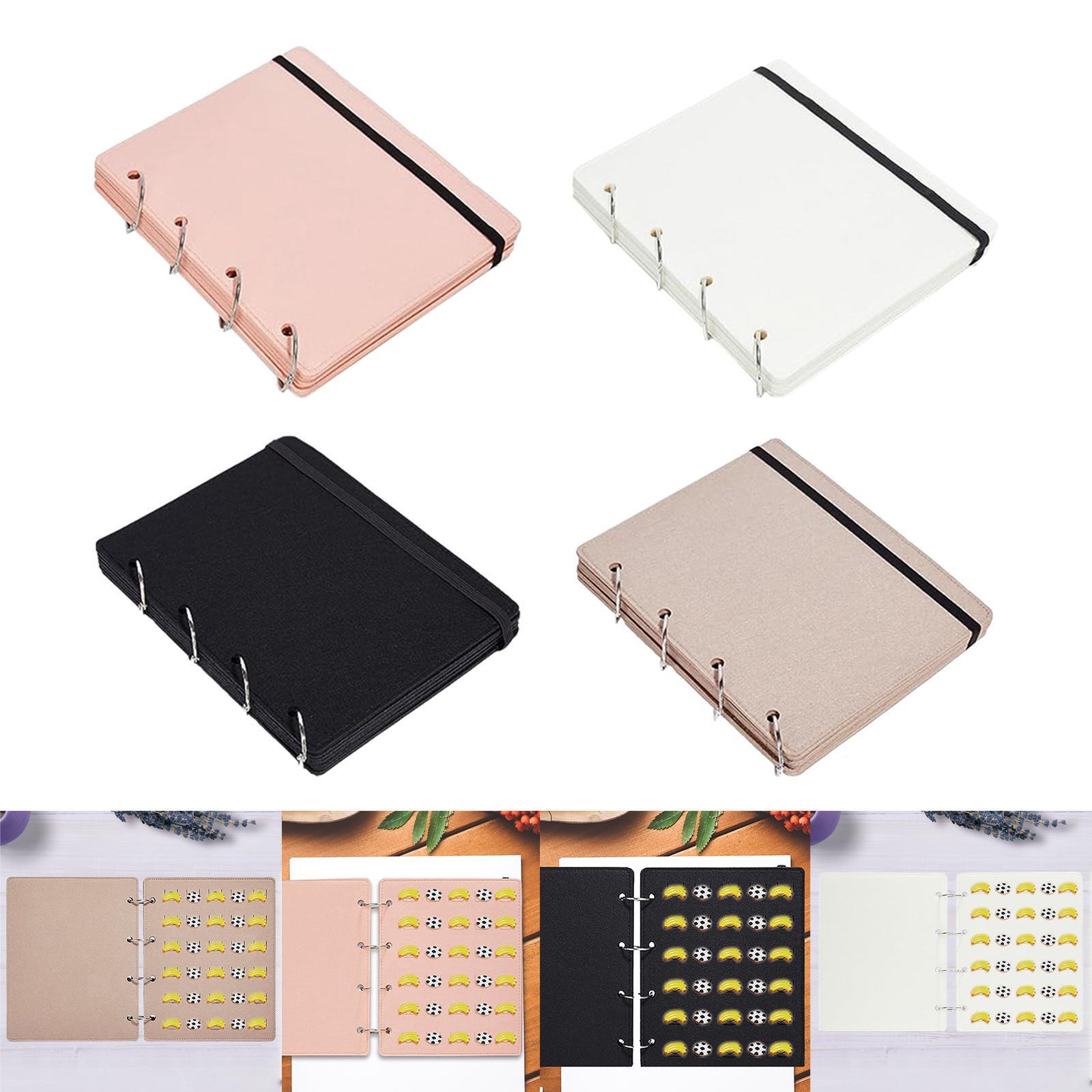 Pin Display Binder with 4 Pages Stable Creative Enamel Pin Display ...