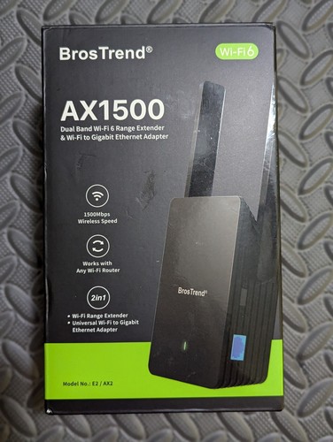 BrosTrend WiFi 6 Extender AX1500 WiFi Booster for Home WiFi Range ...