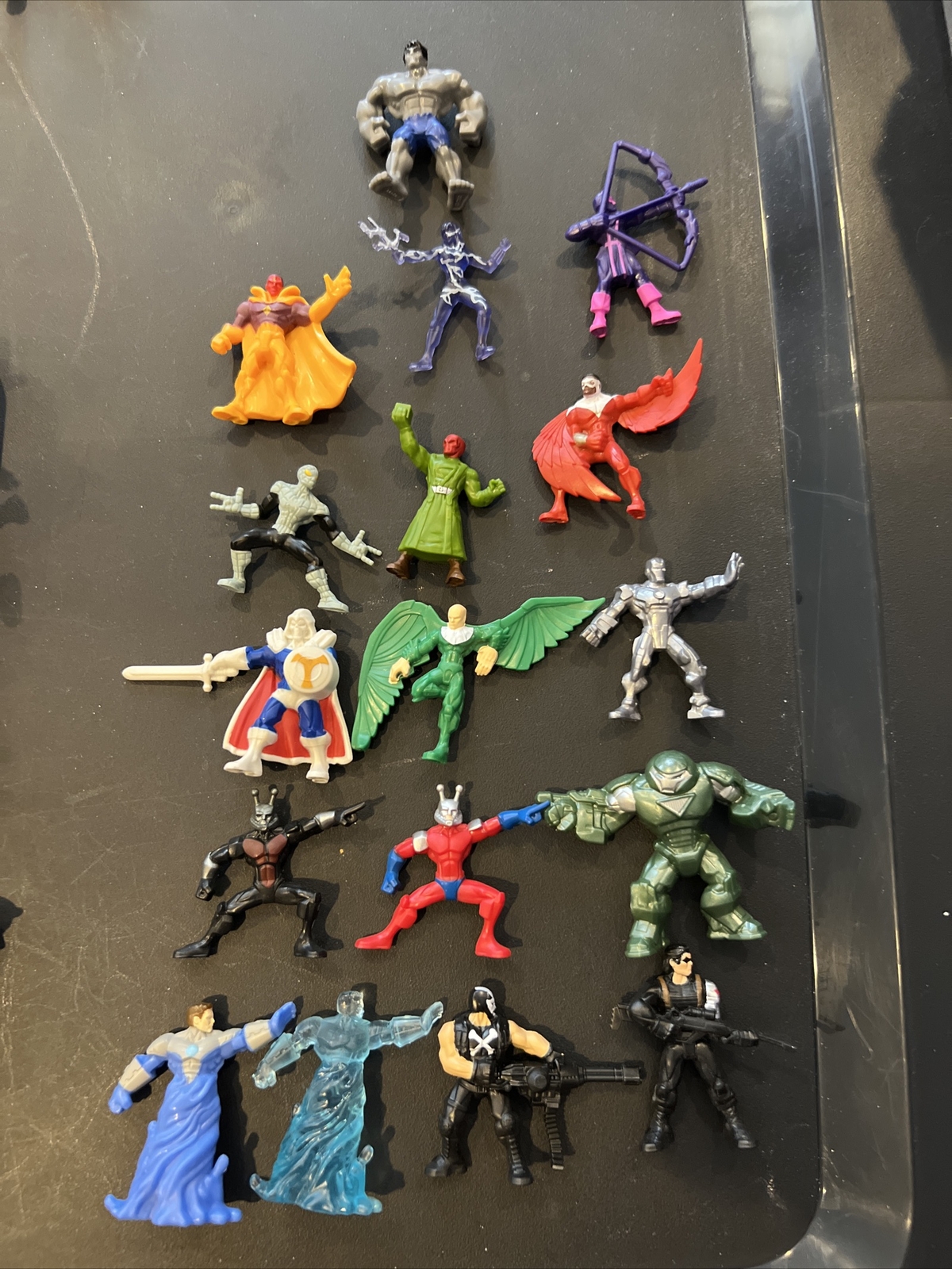 Marvel 500 Series Figure Lot of 17 Spider-Man Iron Man Hulk Others Rare ...