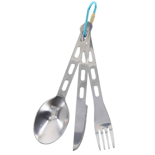 UST Klipp Cutlery Set w/ Carabiner Perfect for Camping & Backpacking (U ...