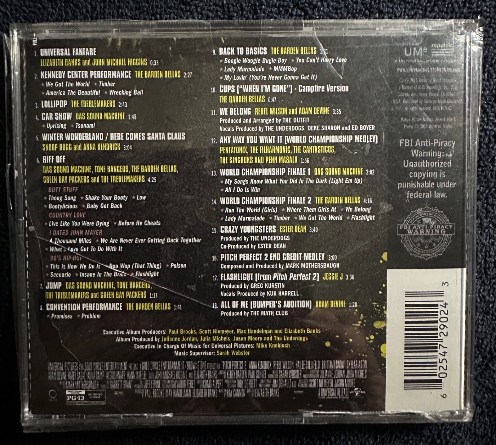 Pitch Perfect 2 (Original Soundtrack) by Pitch Perfect 2 / O.S.T. (CD ...