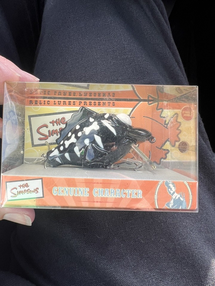 VTG THE SIMPSONS 2002 BLINKY ATOMIC GHOST RELIC FISHING LURE ~ NEW ...