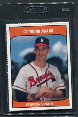 1985 TCMA Cy Young Award Warren Spahn Braves Nm/mt | eBay