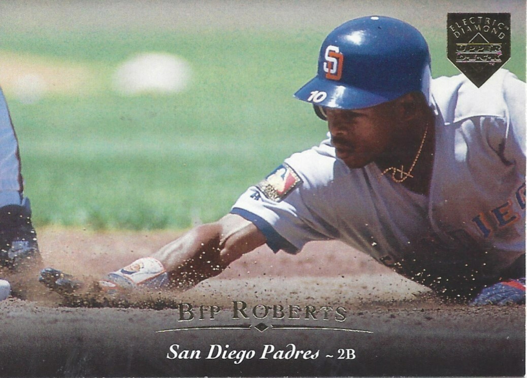 1995 Upper Deck Electric Diamond Gold Bip Roberts 136 Padres | eBay
