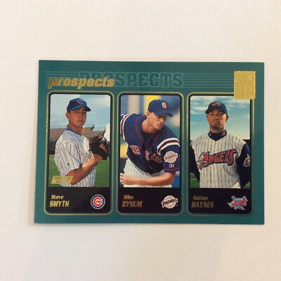2001 Topps #729 Steve Smyth / Mike Bynum / Nathan Haynes RC, PROS ...