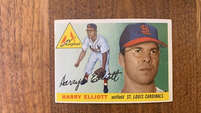1955 Topps #137 Harry Elliott RC St Louis Cardinals | eBay