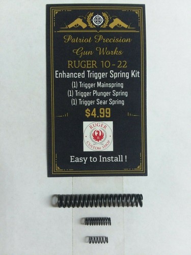 *USA* Ruger 10/22 Enhanced Trigger Spring Kit. *** BUY 2 OR MORE, GET 1 ...