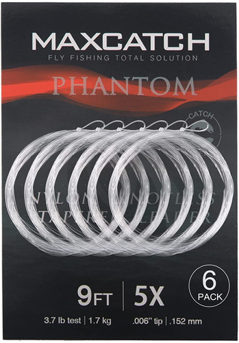 M MAXIMUMCATCH Fly Fishing Tapered Leader Line 7.5Ft 5X(6Pcs) | eBay