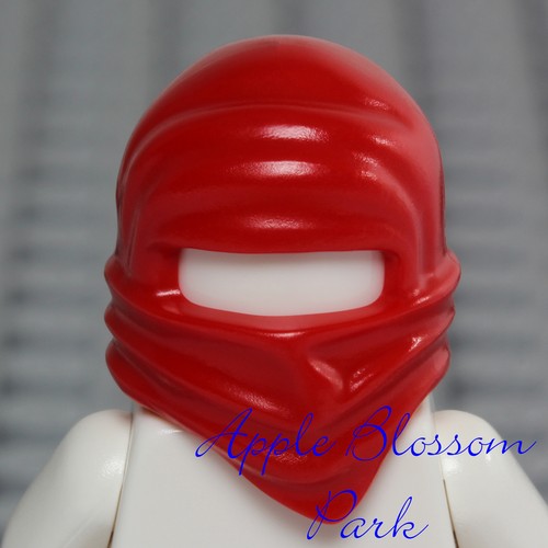 NEW Lego Ninjago Ninja RED HEAD WRAP Kai Boy Minifig Headwrap Hood Hat ...