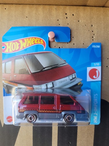 Hot Wheels 2022 - 1986 TOYOTA TARAGO VAN [RED] NEAR MINT VHTF CARD GOOD ...