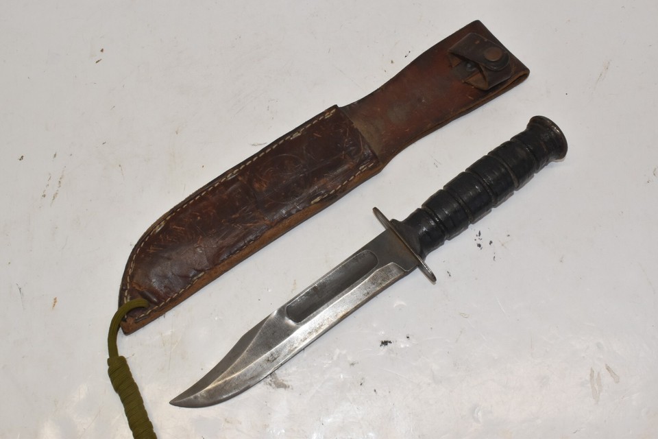 USMC Ontario Fighting Knife Military Issued With Sheathe | eBay
